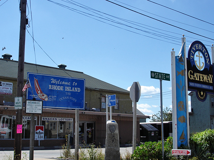 Welcome to Rhode Island, where even the state line feels like an invitation to slow down and stay awhile.