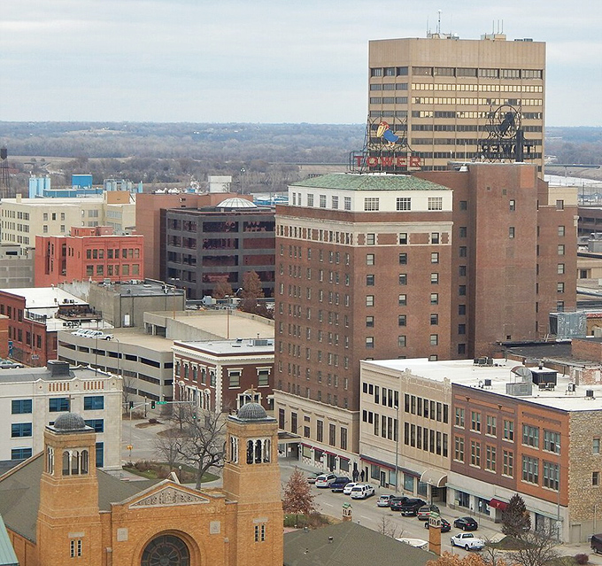 Topeka's government district stands proud and stately, where capital city prestige meets surprisingly reasonable home prices.