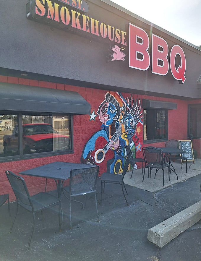 Downtown charm with downhome flavor. Beale Street's historic building houses modern barbecue magic that keeps Fenton coming back for more.