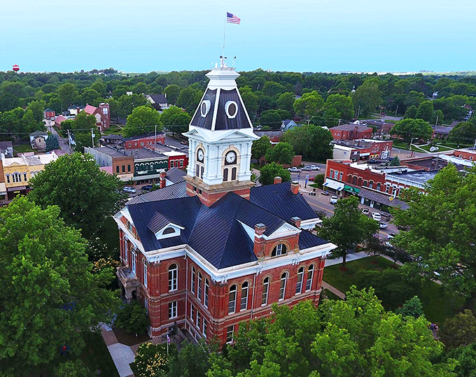 These Clarinda buildings with their distinctive Dutch-inspired facades remind us that good design never goes out of style. Unlike those bell-bottom jeans in your closet!