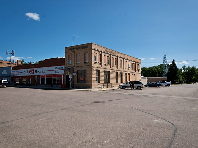 Downtown streets where parking is always available and nobody's in a hurry&mdash;except maybe on bingo night.