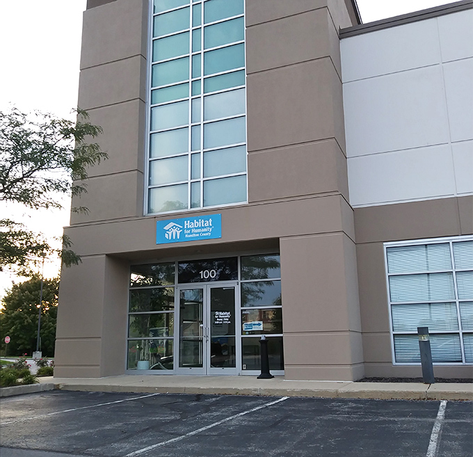 Modern architecture meets bargain hunting at this Fishers ReStore location. Who knew treasure hunting could look so sophisticated?