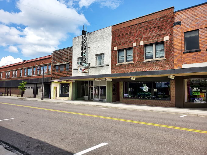 That majestic stone building in Rhinelander isn't compensating for anything—except maybe the incredibly affordable rent nearby.