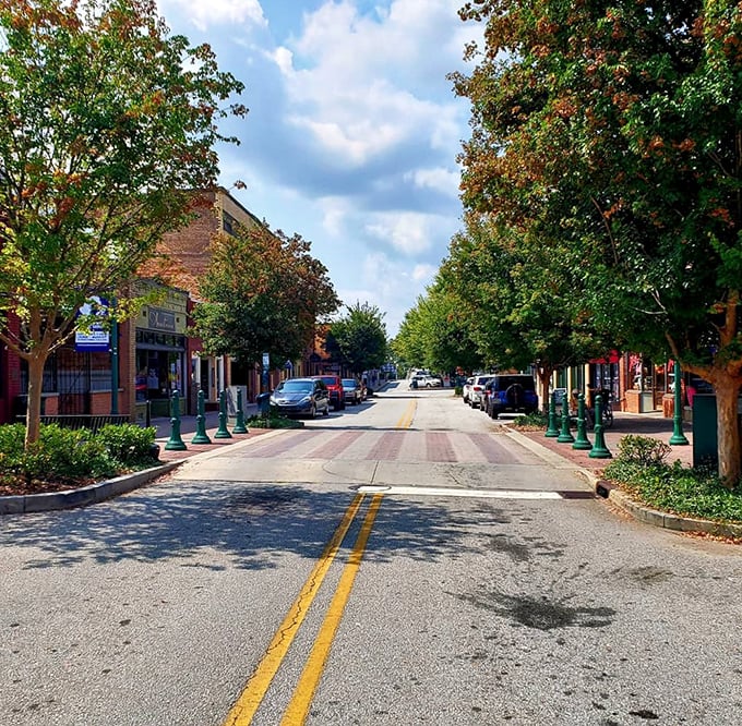 Brick streets and historic buildings give Toccoa its timeless appeal. Living here feels like stepping into a Norman Rockwell painting—at bargain prices!
