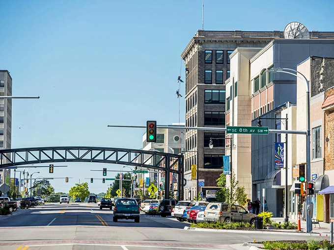 The Kansas State Capitol anchors Topeka's landscape, proving that living near power doesn't require powerful wealth.