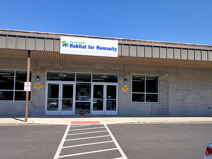 This unassuming building holds enough home treasures to furnish an entire neighborhood.