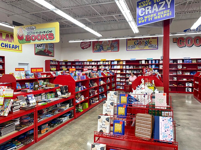 The book section at Ollie's is where bibliophiles need a buddy system. "Just one more bestseller" becomes your mantra in this literary wonderland.