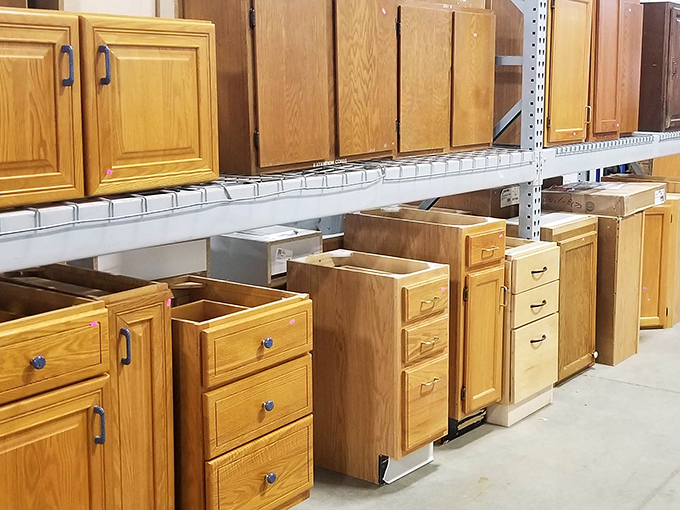 Cabinet heaven for kitchen dreamers. These solid wood beauties cost less than what you'd spend on takeout for a month.
