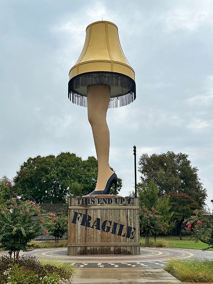 Chickasha's leg lamp tribute to "A Christmas Story" proves this town has a sense of humor that's both high-kicking and heartwarming.
