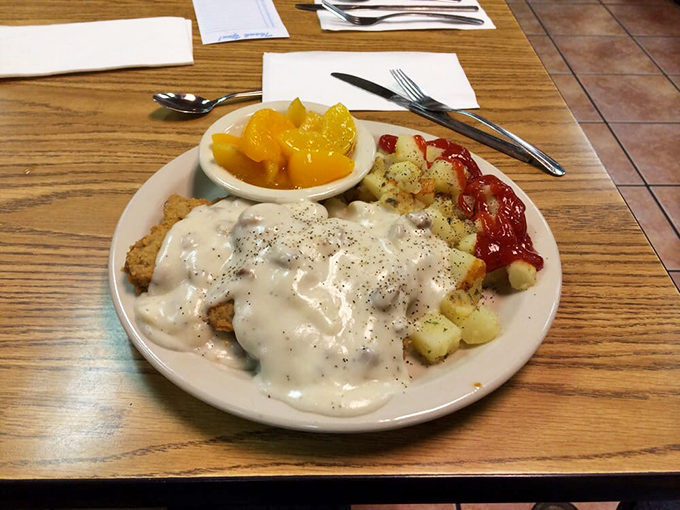 This chicken fried steak doesn't just come with gravy—it comes with a side of nostalgia and enough comfort to cure whatever ails you.