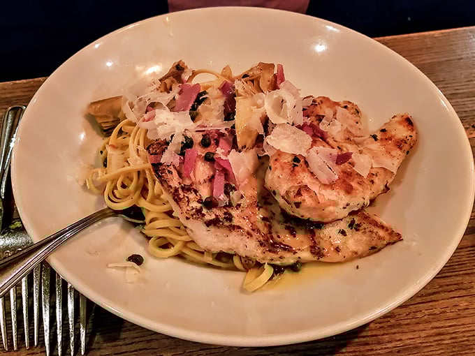 Perfectly grilled chicken meets twirls of pasta in a dance of simplicity and flavor that would make any Italian grandmother nod in approval.