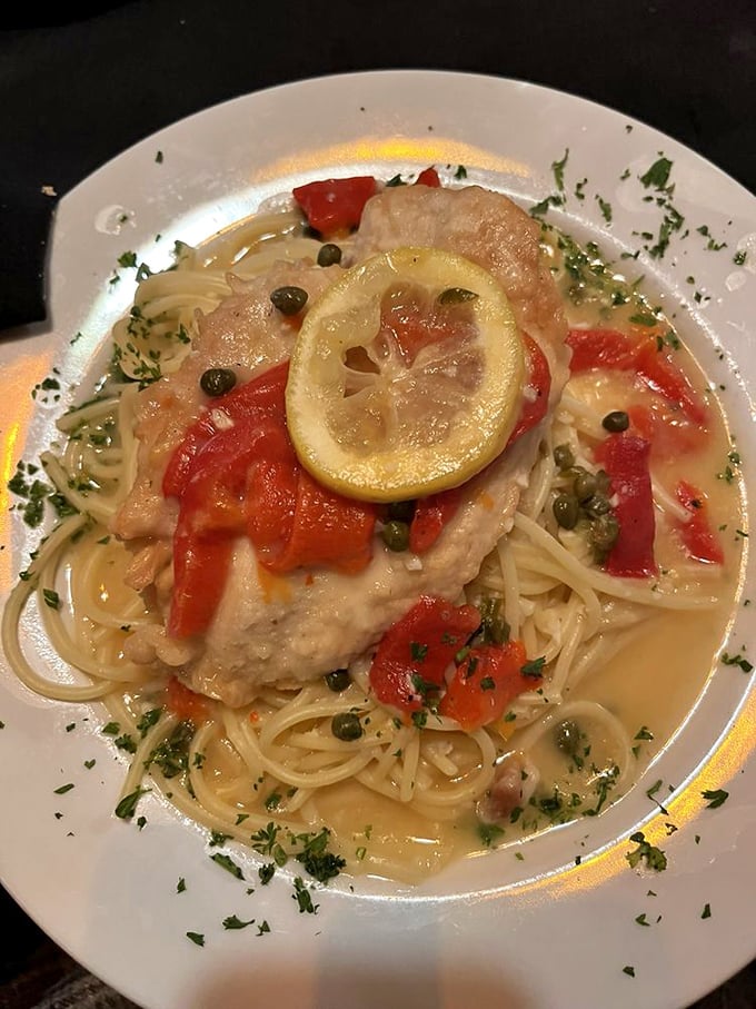 Chicken piccata that dances the perfect tango between lemony brightness and buttery richness, with capers playing the role of spicy chaperone.