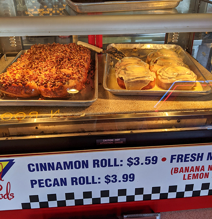 The pastry case at Johnny J's might as well have a sign saying "Resistance Is Futile" &ndash; those cinnamon rolls are basically Wyoming's answer to dessert for breakfast.