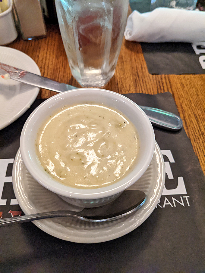 Creamy clam chowder that doesn't need New England's permission to be spectacular. The kind of soup that makes you consider drinking it straight from the bowl.