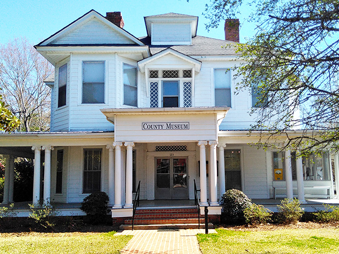 The County Museum isn't just preserving history; it's showing off that classic Southern architecture that makes porch-sitting an art form.