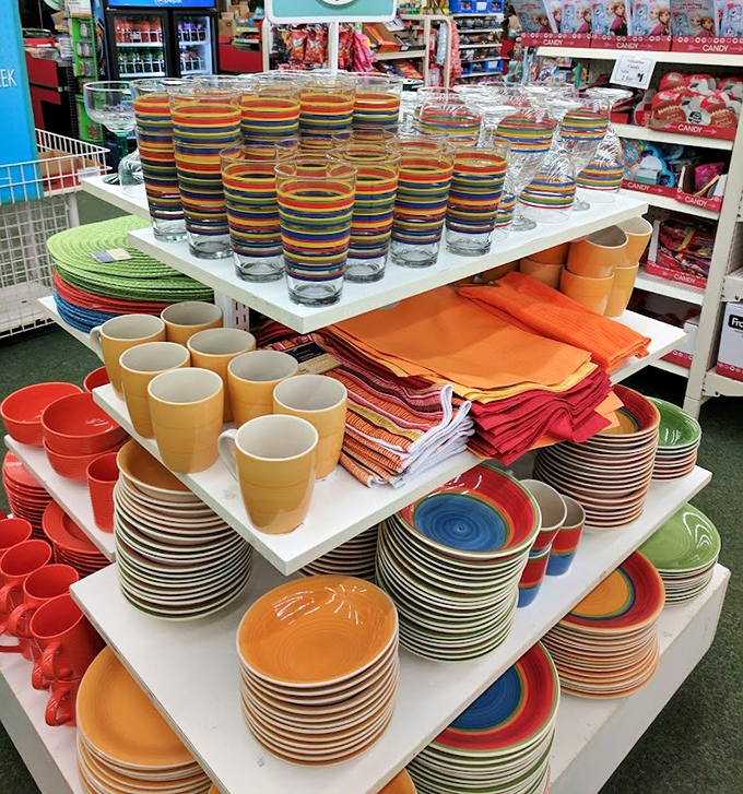 Who needs fancy tableware when these vibrant dishes bring the fiesta to Tuesday night dinner? Colorful glassware that makes even takeout feel special.
