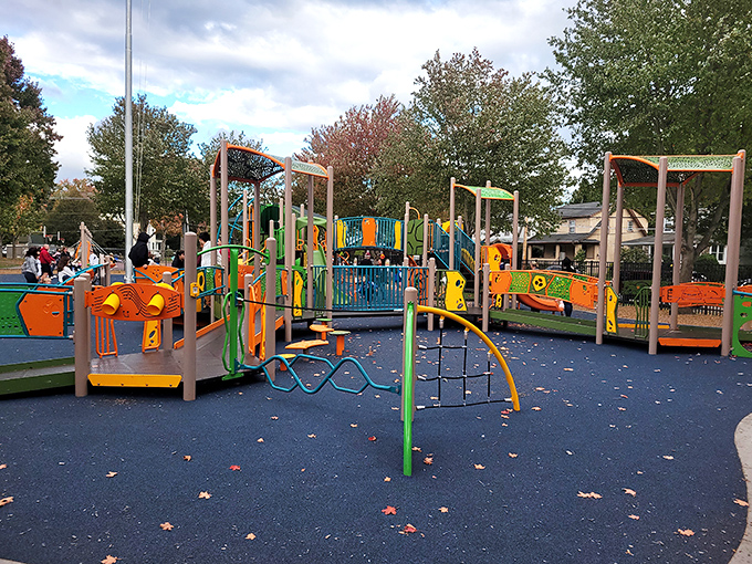 Dodge Field Playground proves that Madison's charm extends to the youngest residents, with colorful equipment set against autumn's changing canvas.