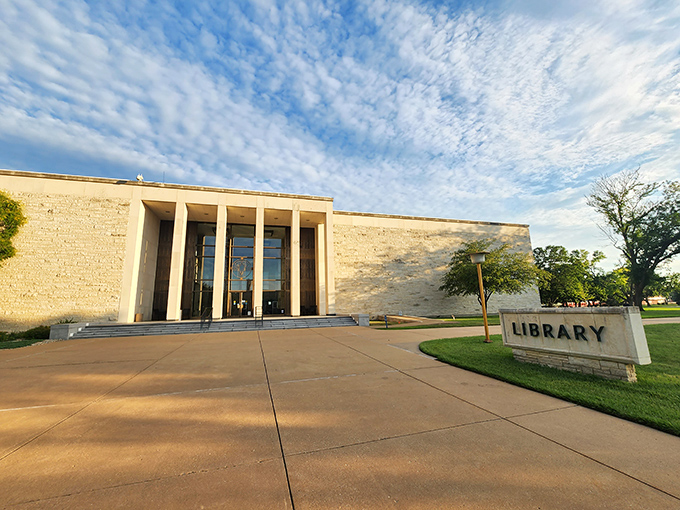 Presidential libraries can be stuffy affairs, but Ike's is different. This modernist marvel houses the story of a Kansas boy who changed world history while never forgetting his roots.