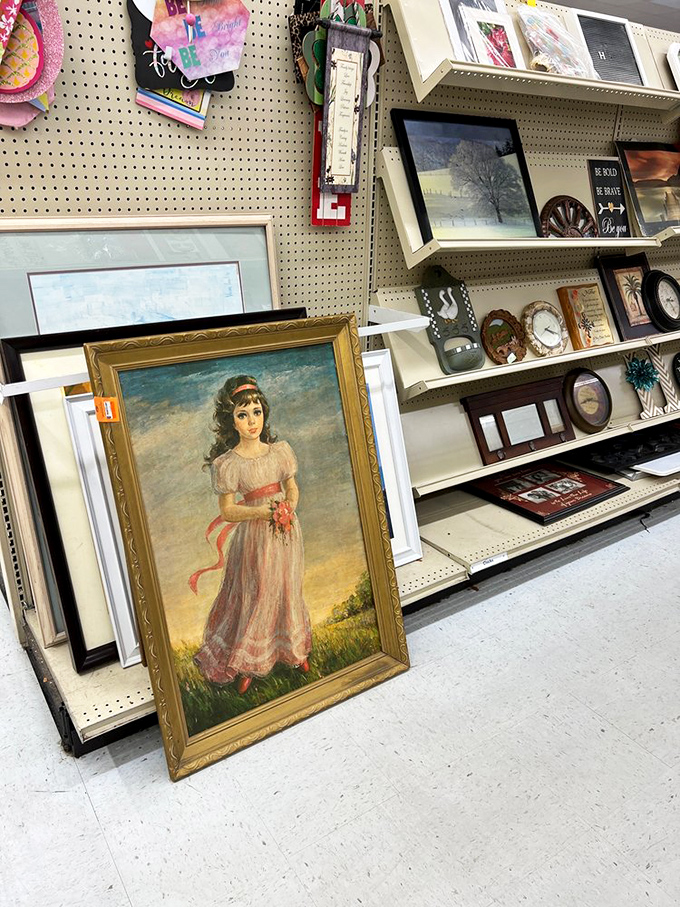 Someone's grandmother's portrait could become your conversation starter&mdash;vintage art at prices that won't make you weep.