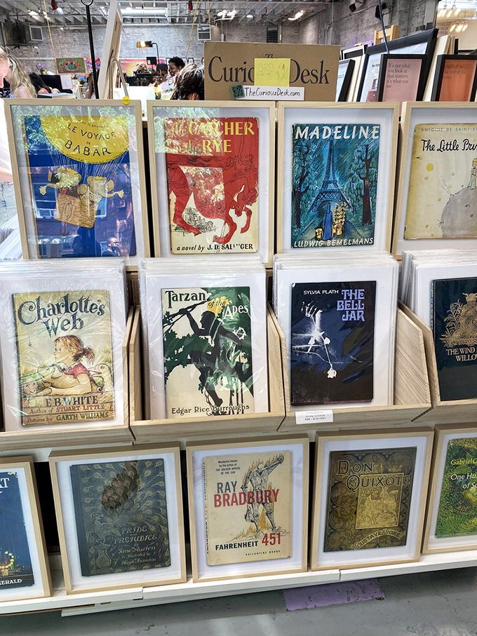 Literary classics reimagined as wall art &ndash; from Catcher in the Rye to Fahrenheit 451. Bookworm chic for your living room walls.