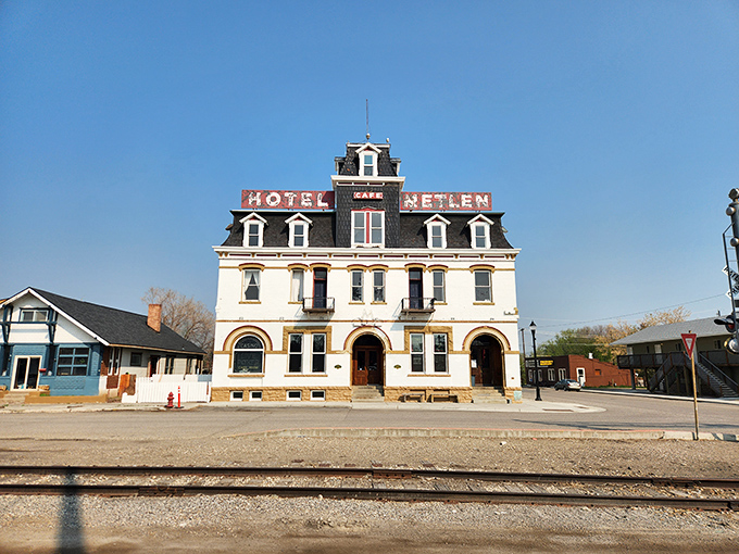 The Hotel Metlen's Second Empire elegance recalls an era when travelers arrived by rail and a good night's sleep didn't require downloading an app first.