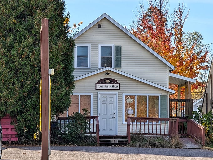 Joe's Pasty Shop looks unassuming, but inside lurks the kind of comfort food that makes Wisconsin winters bearable. Flaky, savory perfection.