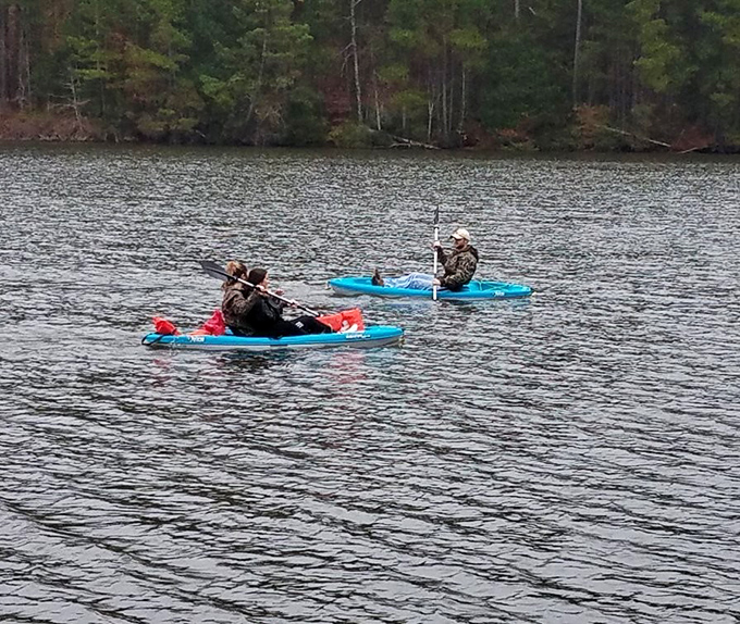 Paddling across calm waters beats sitting in traffic any day, and your shoulders will agree tomorrow morning.