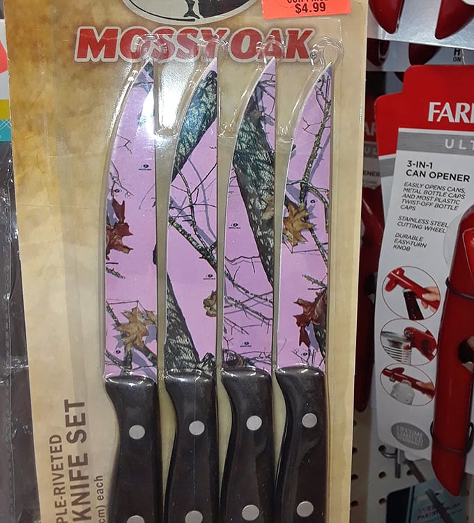 These Mossy Oak knives bring a touch of the outdoors inside&mdash;perfect for the hunter who wants their kitchen tools to match their weekend hobbies.