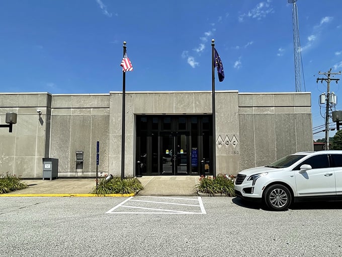 The Martin County Courthouse stands as a dignified sentinel of small-town justice, where parking spots are plentiful and metal detectors are scarce.