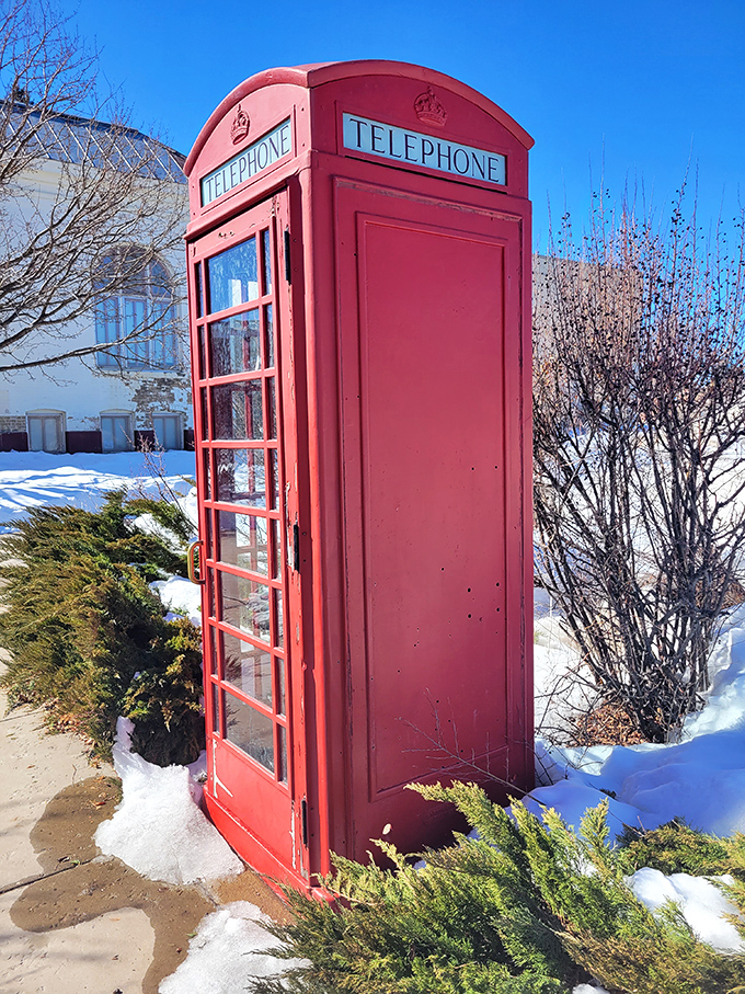 A classic British phone booth in Wyoming? It's like finding a cowboy in Buckingham Palace &ndash; delightfully unexpected and begging for a photo op.