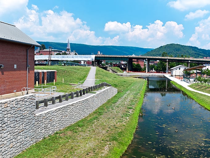 The C&O Canal's peaceful waters reflect Cumberland's slower pace of life&mdash;a welcome antidote to modern hustle culture.
