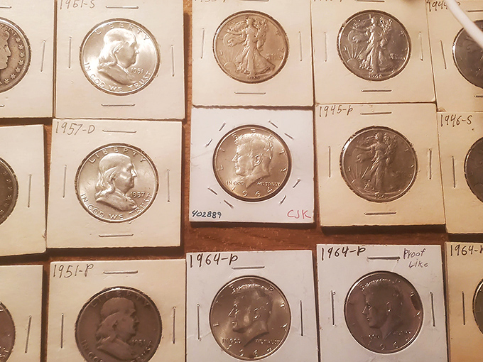 History you can hold in your hand &ndash; meticulously organized vintage coins tell stories of America's past.