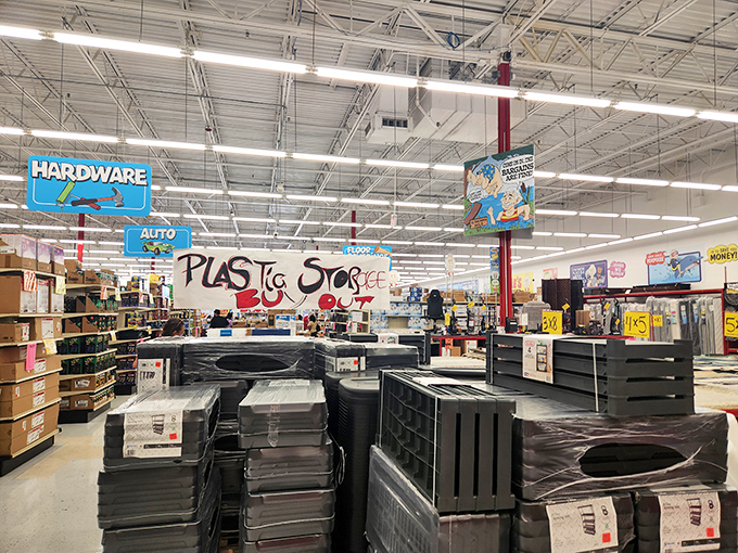 Plastic storage bins: because somewhere between "organized minimalist" and "delightful chaos" lies your actual life, and it needs containing affordably.