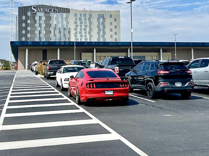 The Saracen Casino Resort brings a touch of Vegas to Arkansas, minus the $18 bottled water and overwhelming despair.