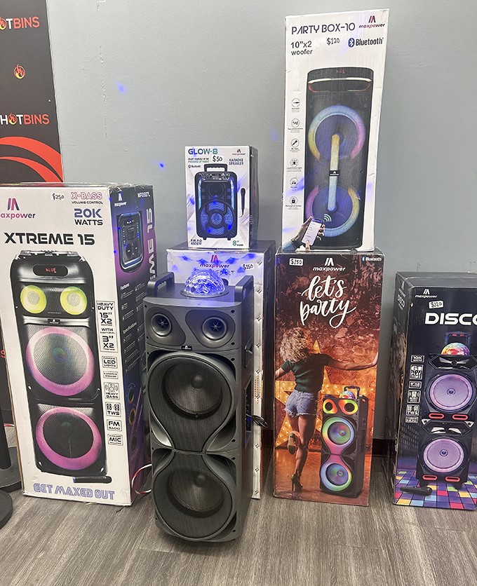 Party speakers that'll wake the neighbors three houses down, all priced so low you can afford the noise complaint tickets too.