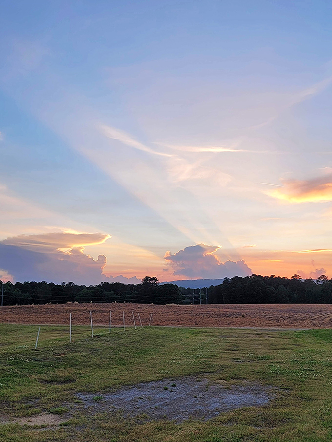 Nature provides the perfect backdrop&mdash;an Alabama sunset that rivals any Hollywood special effect. No CGI required for this spectacle.