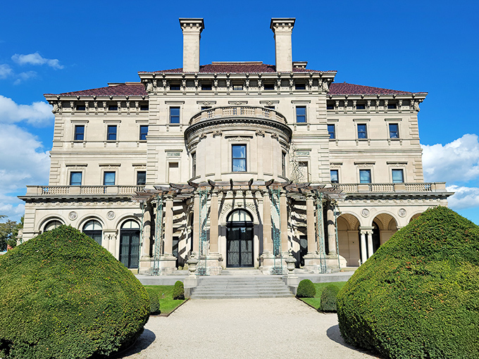 The Breakers: Vanderbilt's limestone love letter to excess. When your summer home has more columns than your accountant has headaches, you've officially made it.