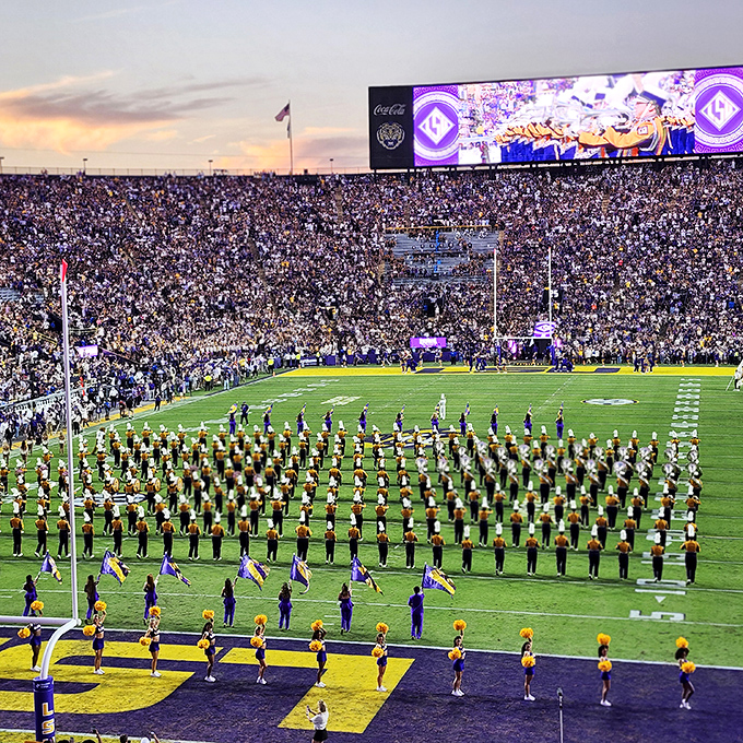 Death Valley on game day&mdash;where 100,000 strangers become family united by purple and gold passion and the collective hope for SEC dominance.