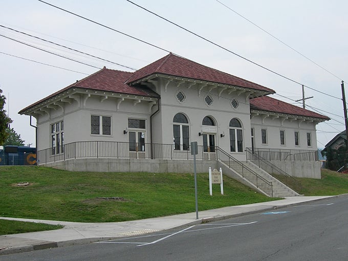 Not just a building but a time machine. This restored train depot recalls an era when travel was an occasion worth dressing up for.