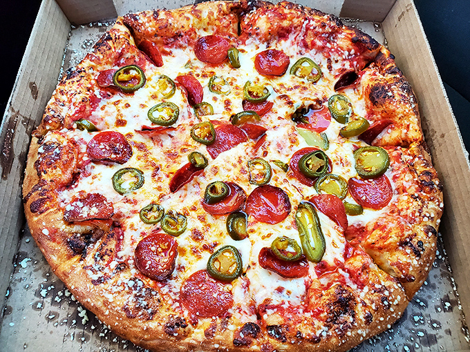 The pepperoni-jalape&ntilde;o combo: where spice meets comfort in a relationship hotter than any Hollywood romance.