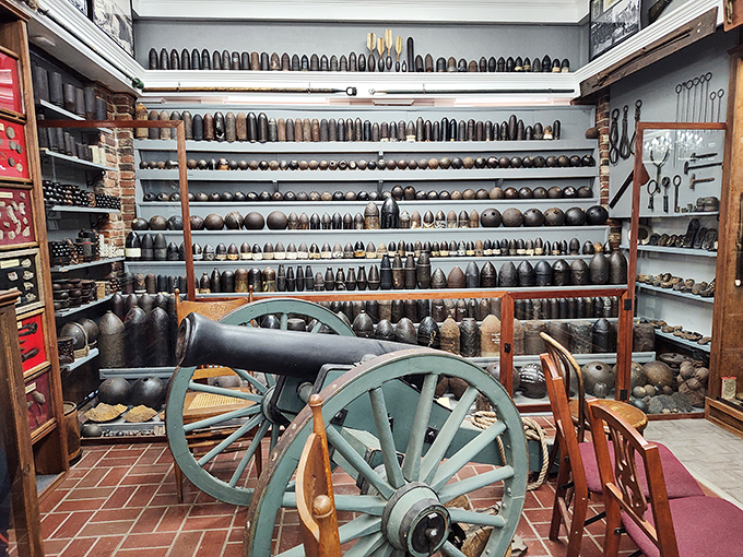 Shelves packed with Civil War artifacts tell stories that textbooks could only dream of capturing this well.