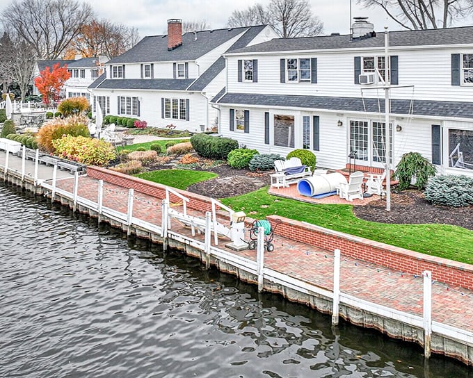 These waterfront homes aren't just houses; they're front-row seats to nature's daily performance of light dancing across the Vermilion River. Complete with private docks, naturally.