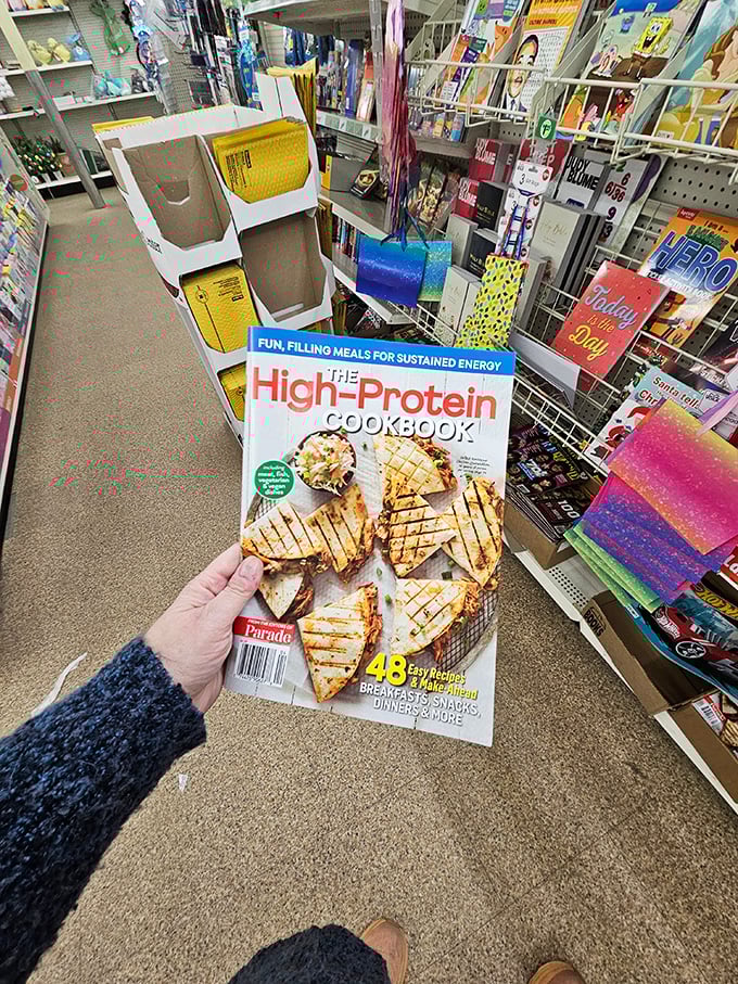 Cookbooks at Dollar Tree: proof that culinary inspiration can strike anywhere, even while clutching a shopping basket in aisle seven.