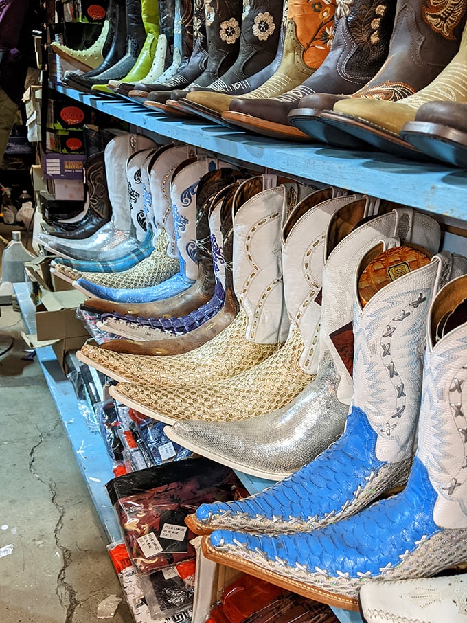 Cowboy boot nirvana! From subtle stitching to blue snake-skin showstoppers, these aren't just footwear &ndash; they're conversation pieces with heels.