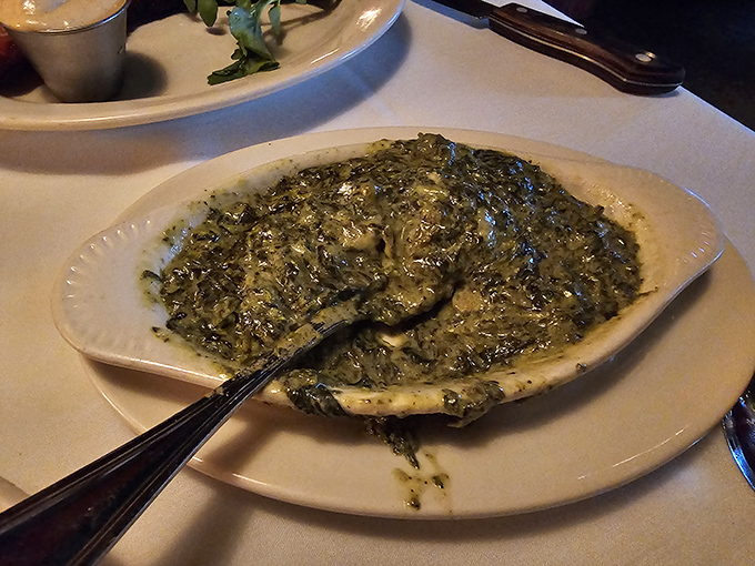 Creamed spinach so decadent it makes Popeye's superfood seem downright sinful. The perfect partner in crime to a magnificent steak.