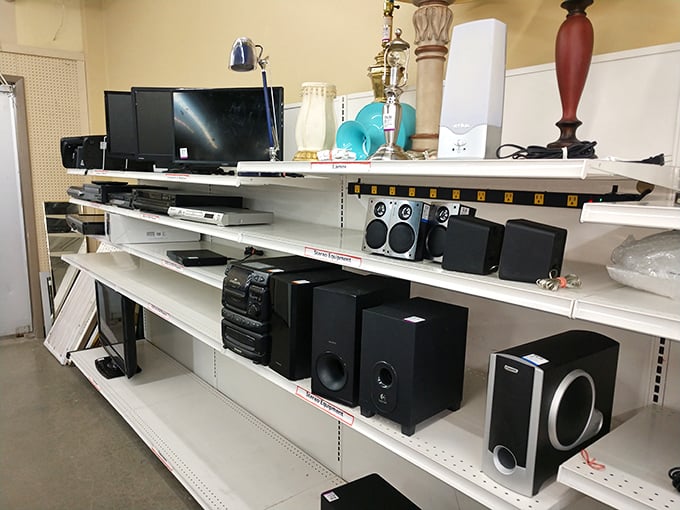 Yesterday's electronics gallery offers everything from speakers to screens, a museum of technology where obsolescence gets a reprieve.