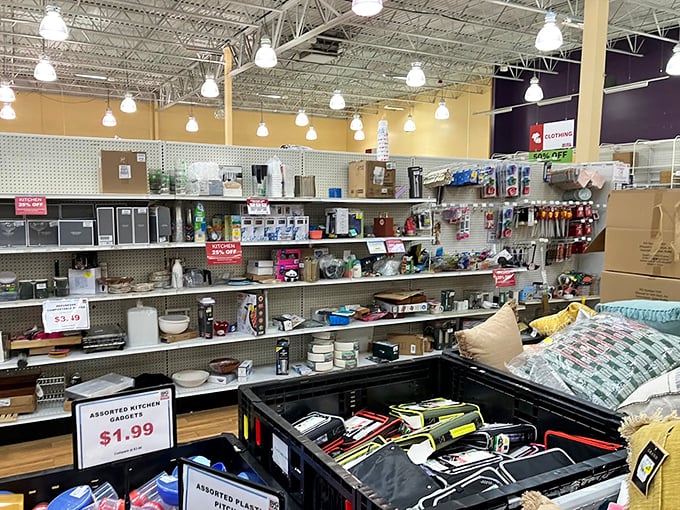 Housewares at jaw-dropping prices &ndash; those kitchen gadgets you've been eyeing but couldn't justify suddenly become reasonable impulse purchases.