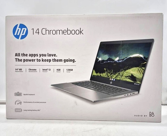 Tech treasures hiding in plain sight. This HP Chromebook could be yours for less than the cost of a fancy dinner.