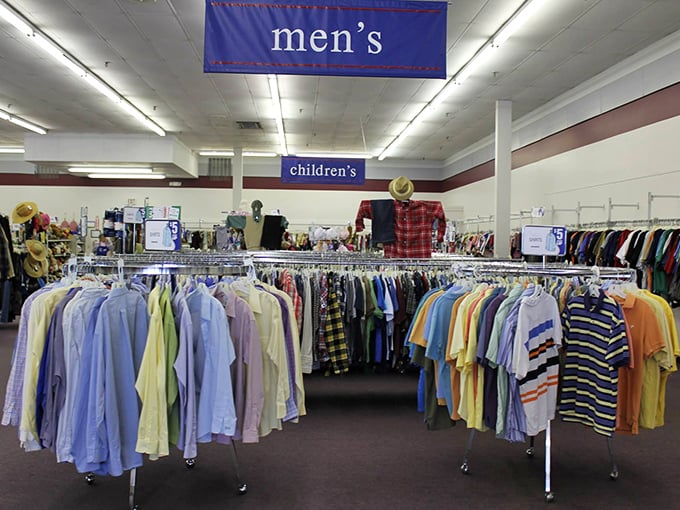 The men's department offers a rainbow of button-downs and polos that tell the sartorial history of the last several decades&mdash;L.L. Bean meets vacation souvenirs.