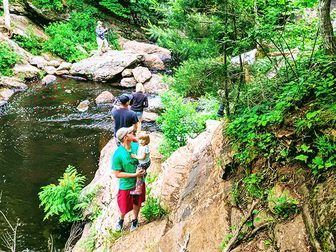 Family adventures among the rocks prove nature is still the original theme park. No admission fee, unlimited re-entry.